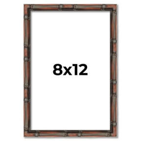 13x35 Frame Brown Walnut Gold Ornate Trim Solid Wood Plein Air Picture ...