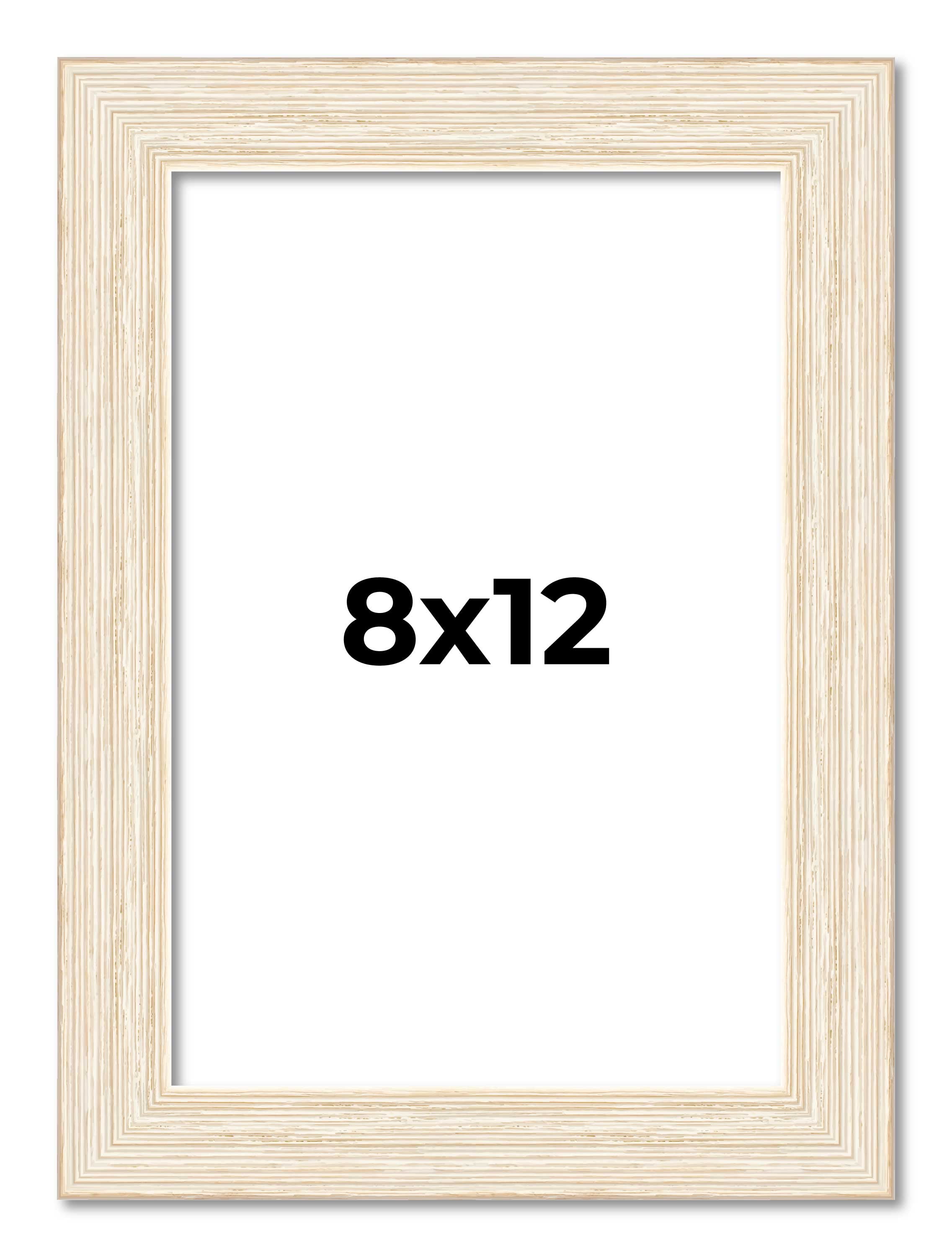 8x12 Frame White Barnwood Picture Frame - Modern Photo Frame Includes ...