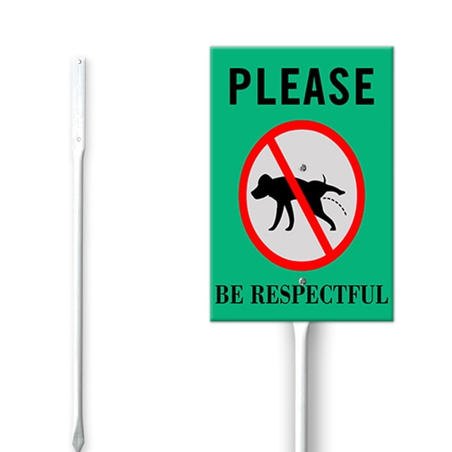 8x12 IN Please Be Respectful Sign,Yard Garden Lawn Outdoor - Please Be ...