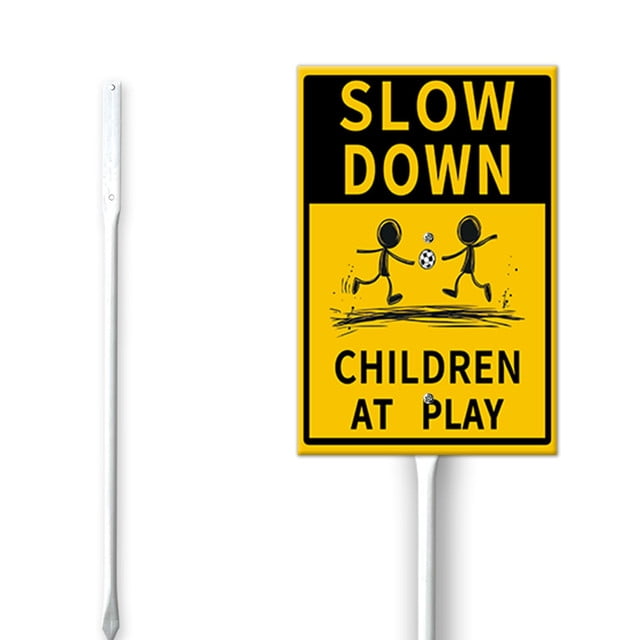 8x12 IN Slow Your Down Sign, Slow Your Donkey Down sign with Stake ...
