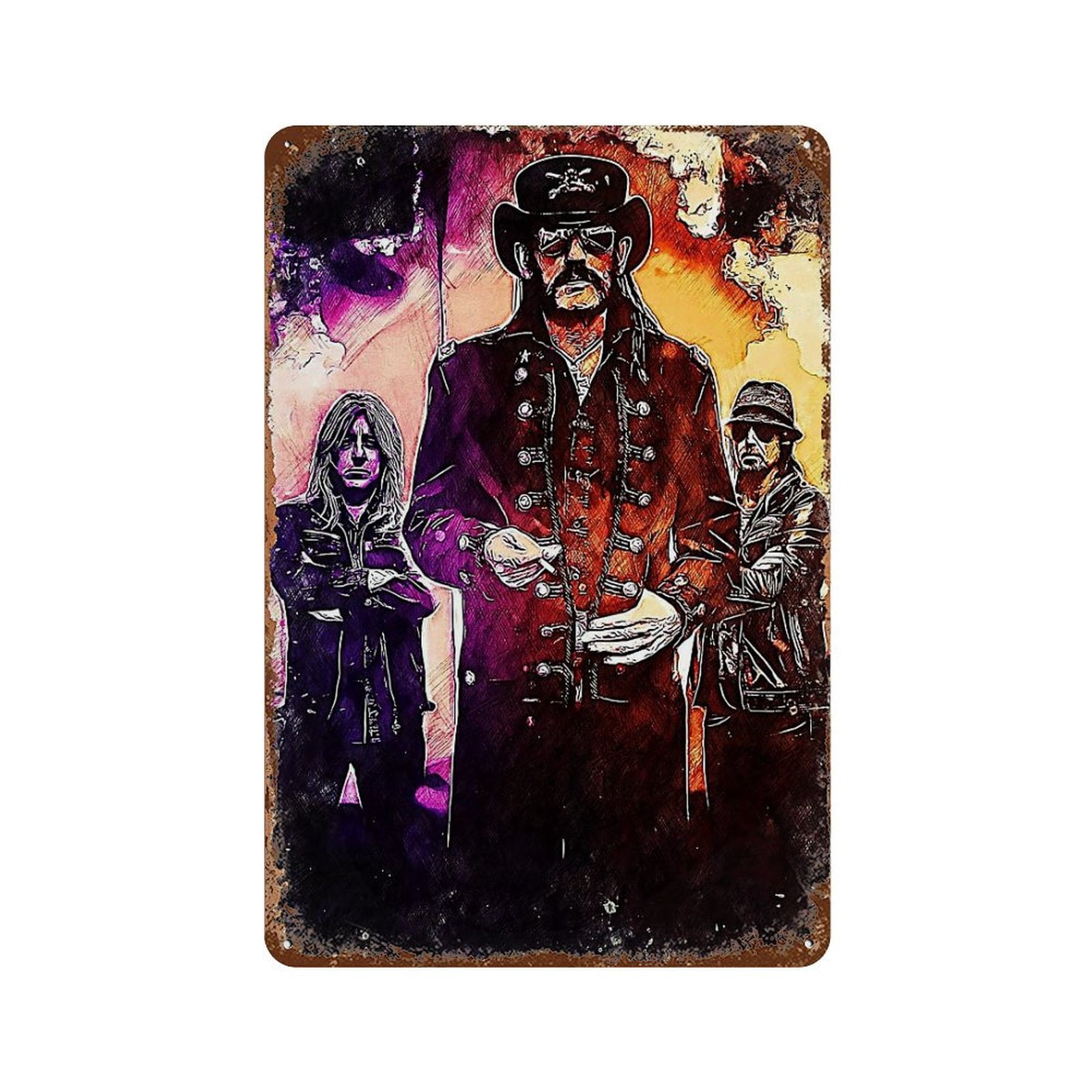 8x12 Inch 2021 Music Tin Metal Decorative Wall Paintings - Vintage ...