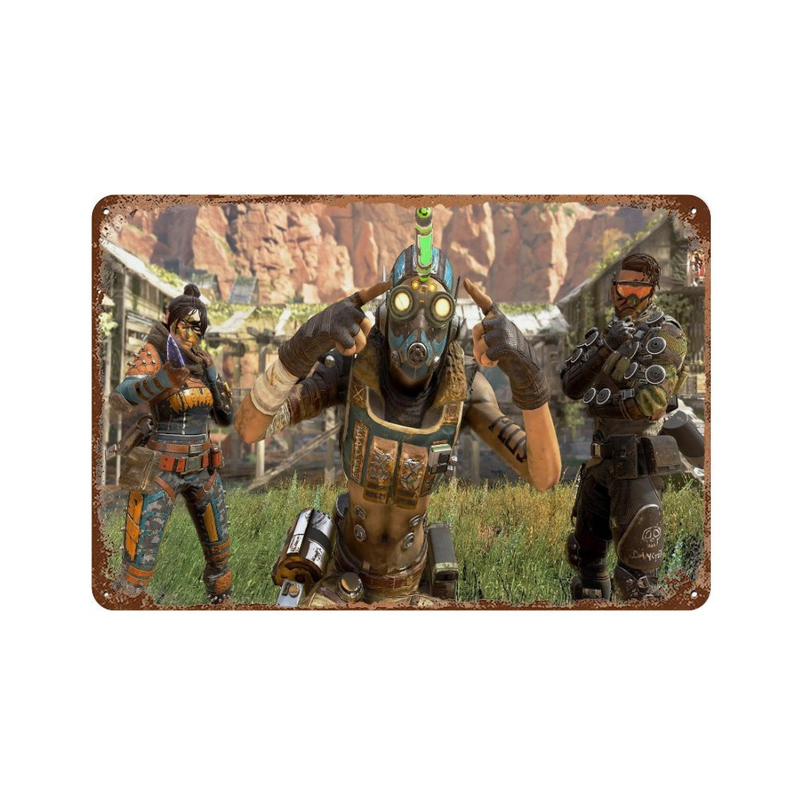 8x12 Inch Apex Legends Octane Wraith Mirage Tin Metal Decorative Wall ...