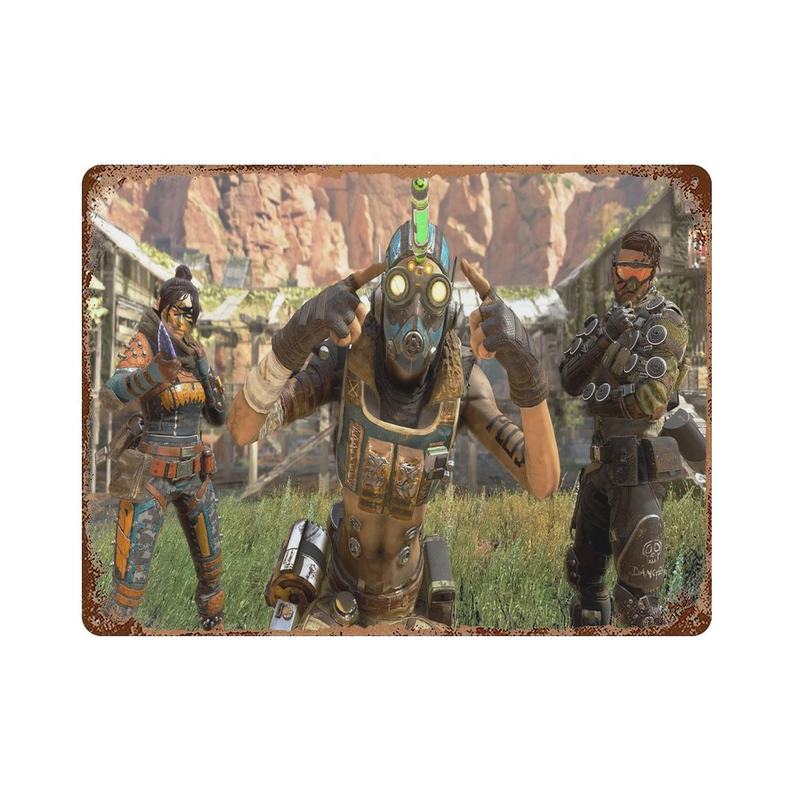 8x12 Inch Apex Legends Octane Wraith Mirage Tin Metal Decorative Wall ...