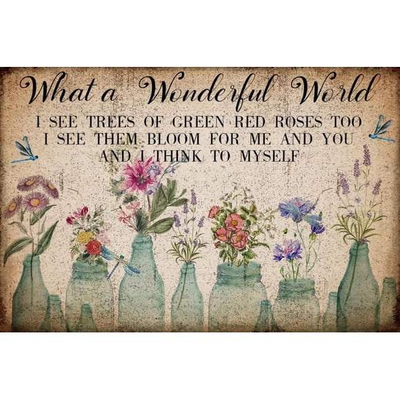 What Wonderful World Sign