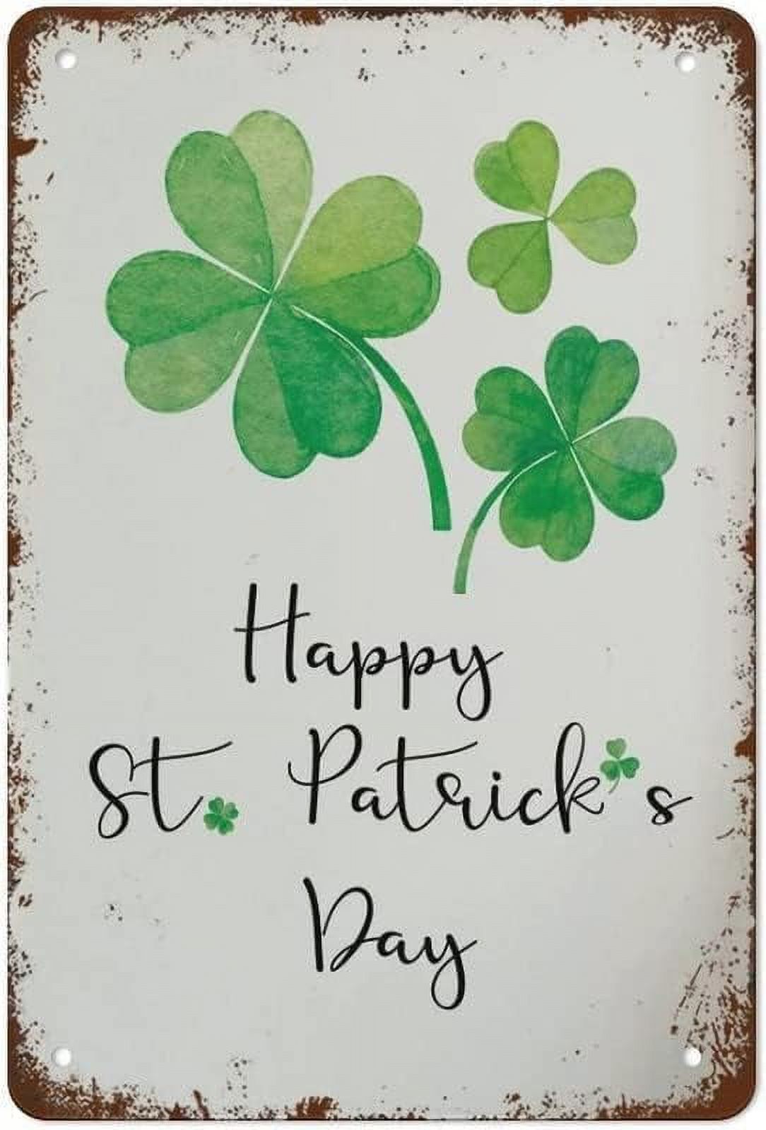 8x12 Inch Easter Decor Tin Sign St Patricks Day Wall Art St Patricks ...