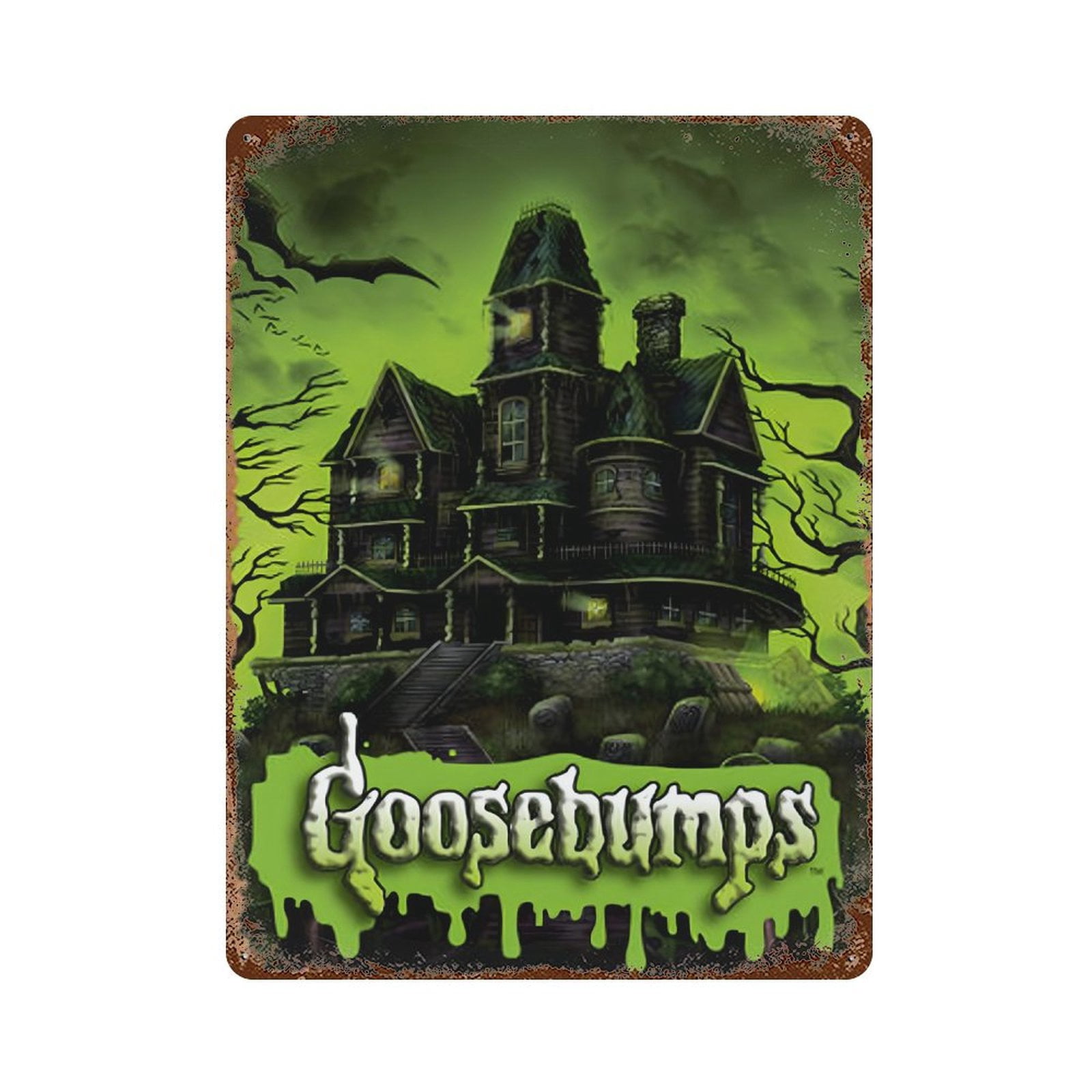 8x12 Inch Goosebumps Tin Metal Decorative Wall Paintings - Vintage ...