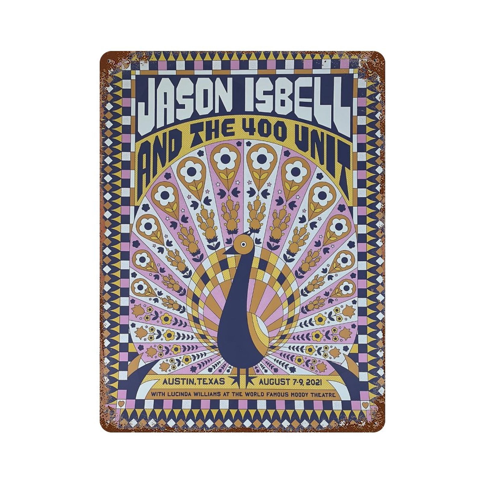 8x12 Inch Jason Isbell - 2021 Tin Metal Decorative Wall Paintings ...