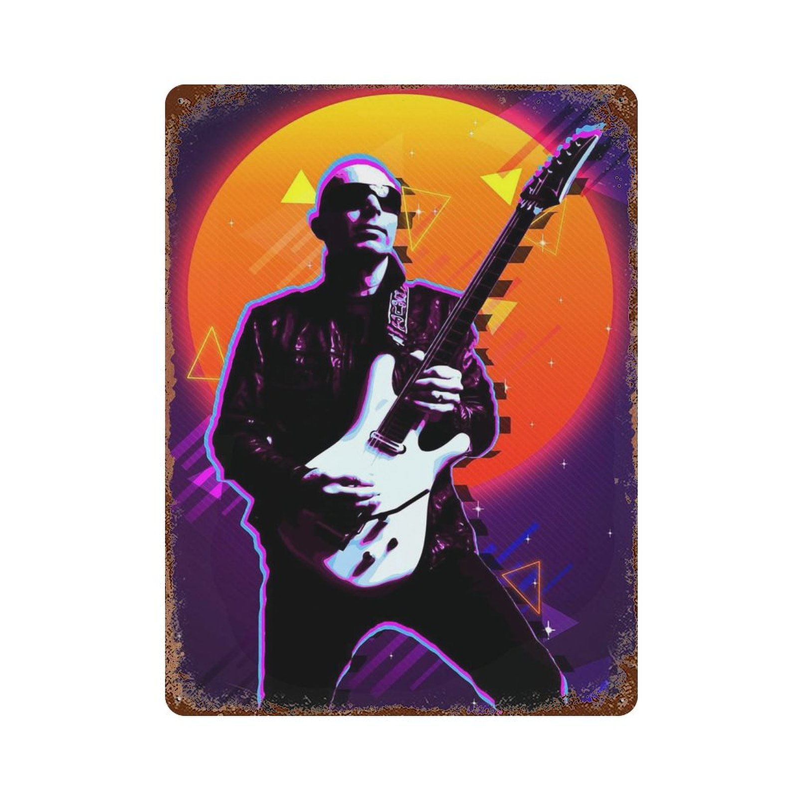 8x12 Inch Joe Satriani Tin Metal Decorative Wall Paintings - Vintage ...