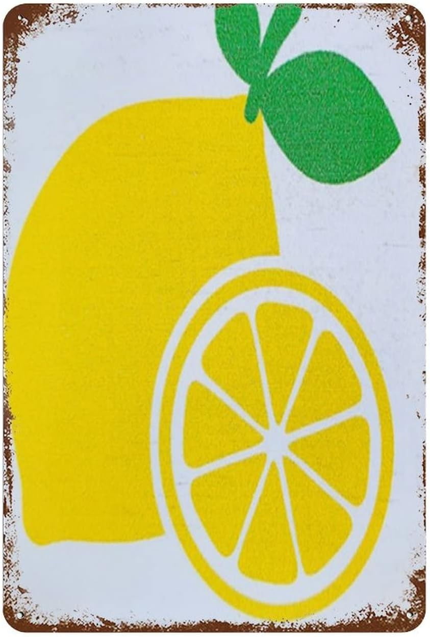 8x12 Inch Lemonade Summer Signs Decor Lemon Decor Housewarming Gift ...
