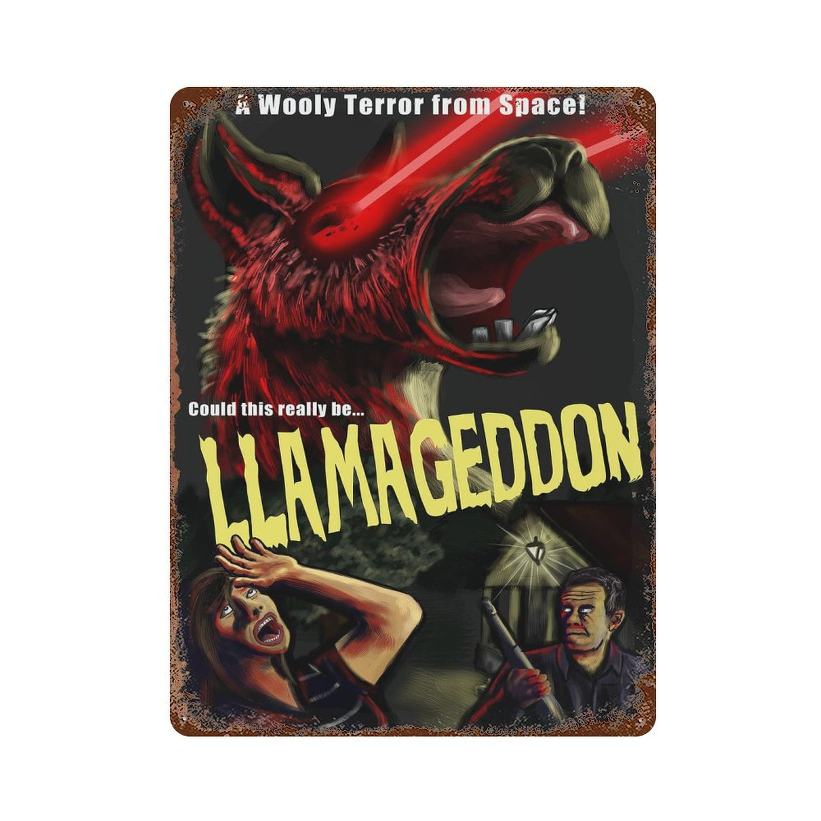 8x12 Inch Llamageddon Movie Posters (2015) Tin Metal Decorative Wall ...