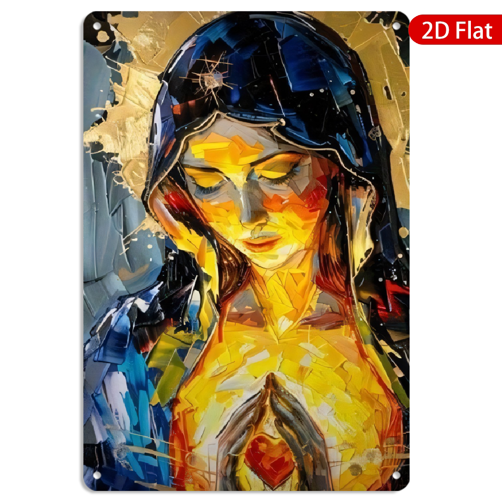8x12 Inch Metal Wall Art, Vintage Retro Style Decorative Poster with ...