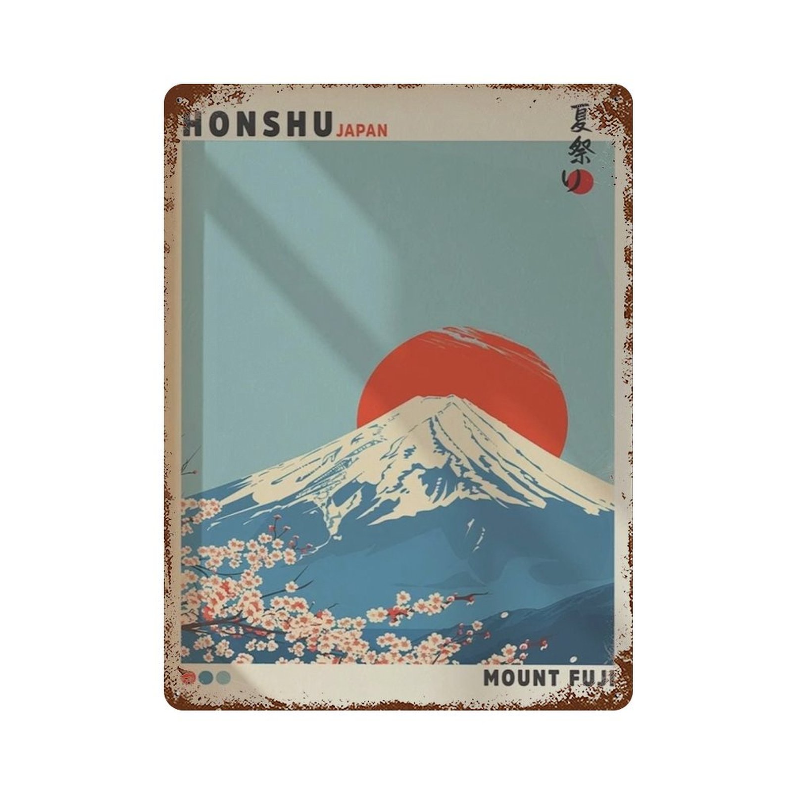 8x12 Inch Mount Fuji Japanese Wall Art, Japandi Wall Art, Modern Wall ...