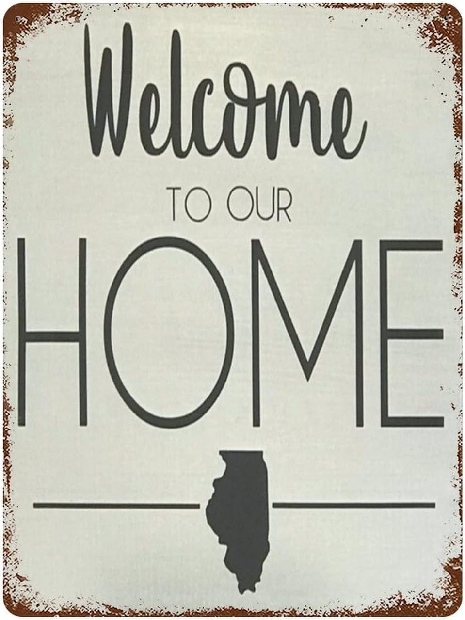 8x12 Inch New Home Sign Welcome To Our Home Sign Welcome Sign ...