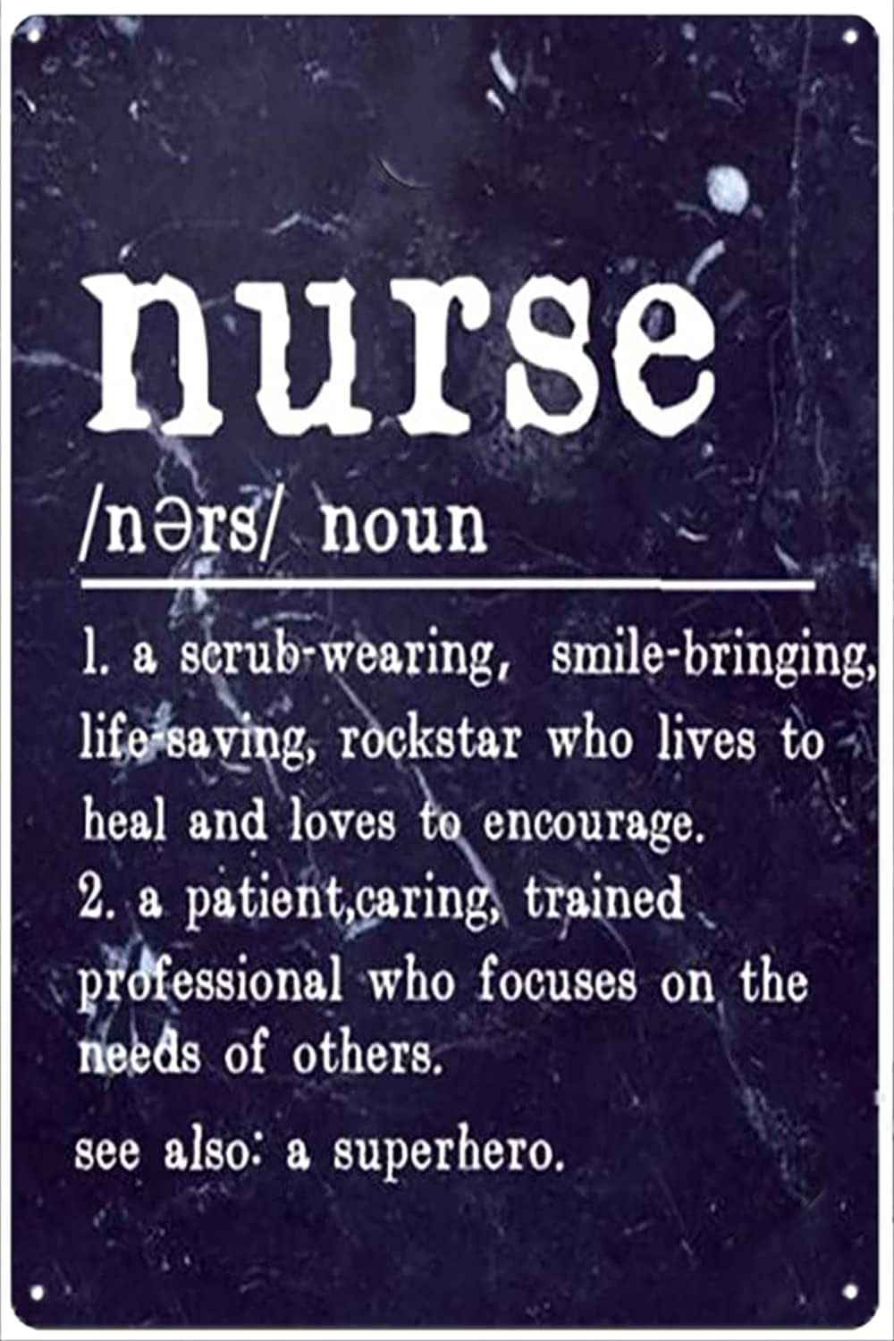 8x12 Inch Nurse Sign Summer Decor Gift For Nurse Funny Quote Decoration ...