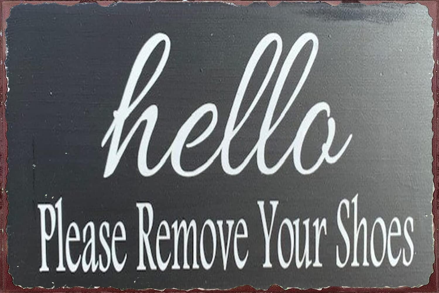 8x12 Inch Please Leave Packages Here Arrows Down Metal Sign Front Door ...