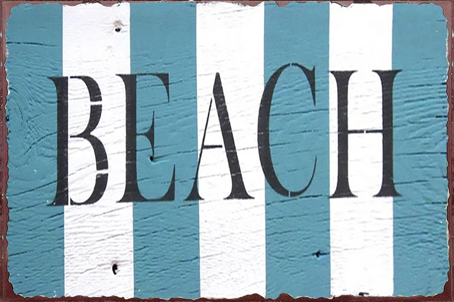 8x12 Inch Rustic Beach Sign,Rustic Beach Decor,Coastal Beach Decor ...