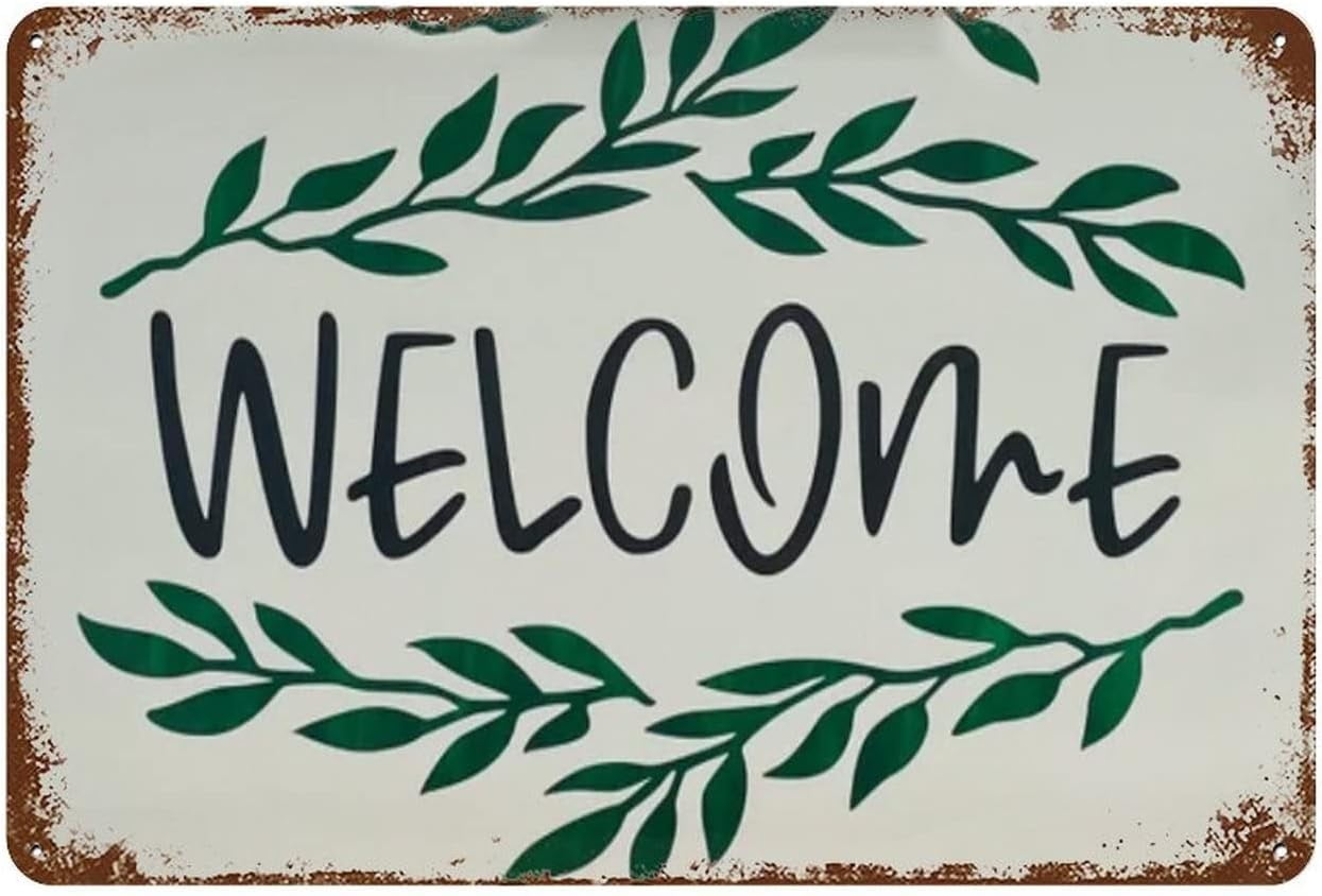 8x12 Inch Welcome Farmhouse Sign,Living Room Farmhouse Decor,Farmhouse ...