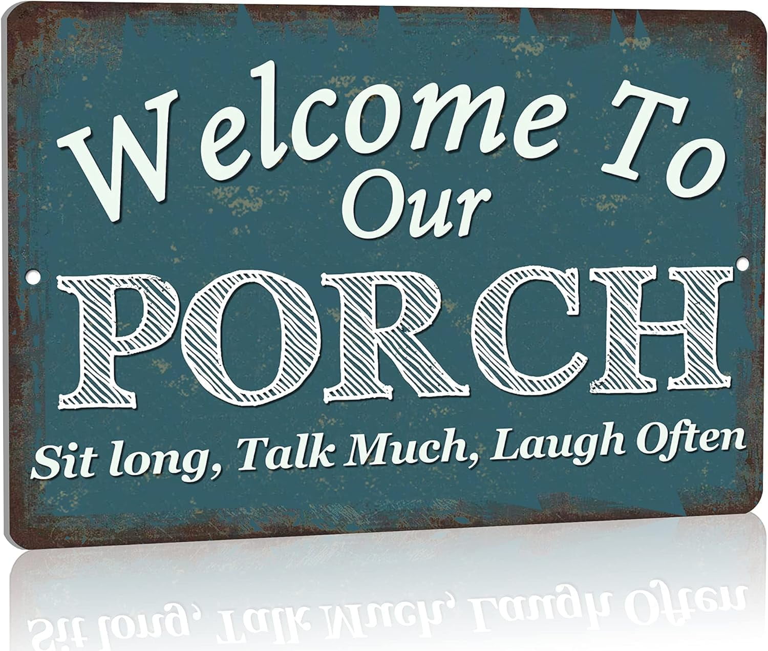 8x12 Inch Welcome To Our Porch Signs For Front Porch Decor Farmhouse ...