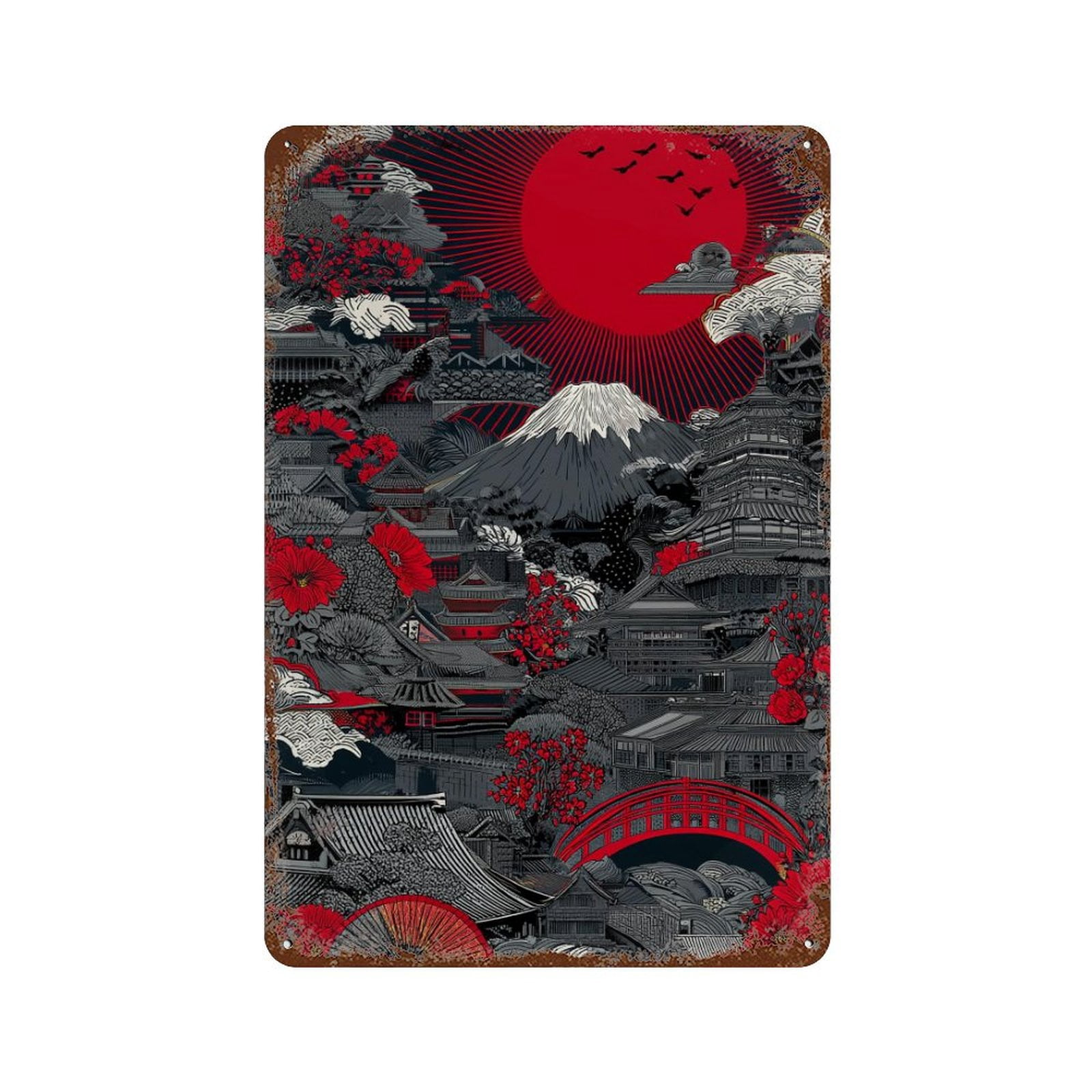8x12 Inch Xiedada_06566_1_Japanese_abstract_art_design_is_very_detailed ...