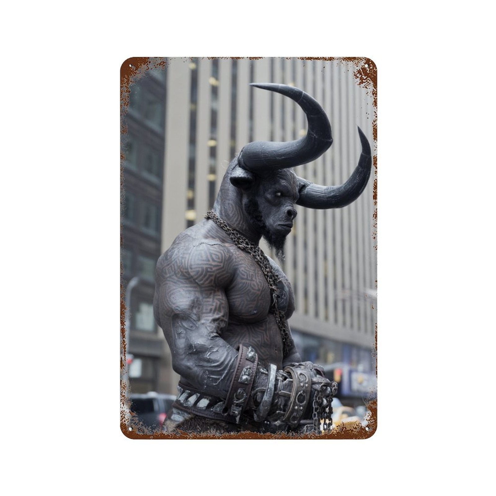 8x12 Inch Xiedada_06566_3_A_huge_muscular_minotaur_with_dark_gray_skin ...
