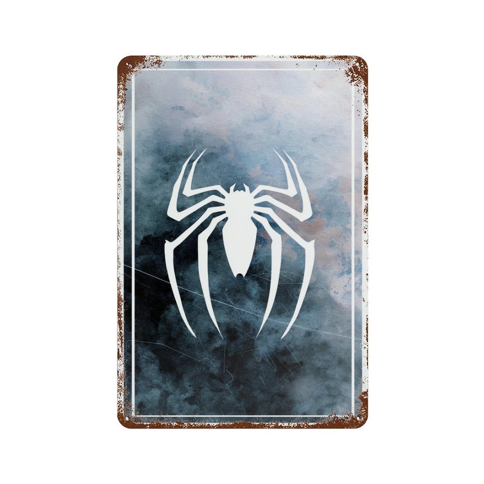 8x12 Inch Xiedada_06566_4_A_white_Spider-Man_logo_with_black_ink_on_an ...