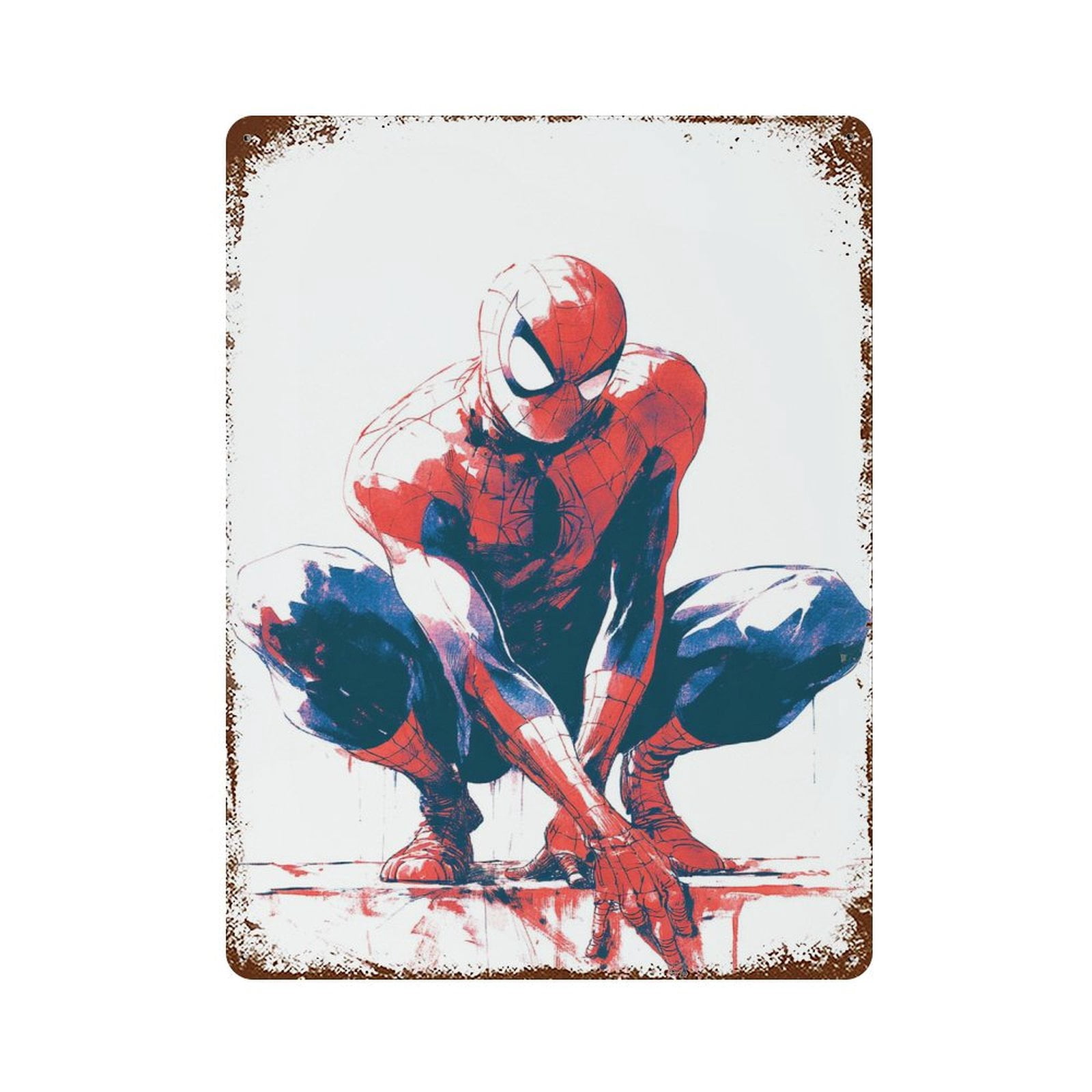 8x12 Inch Xiedada_06566_4_Spider-Man_in_the_style_of_Yoji_Shinkawa_set ...