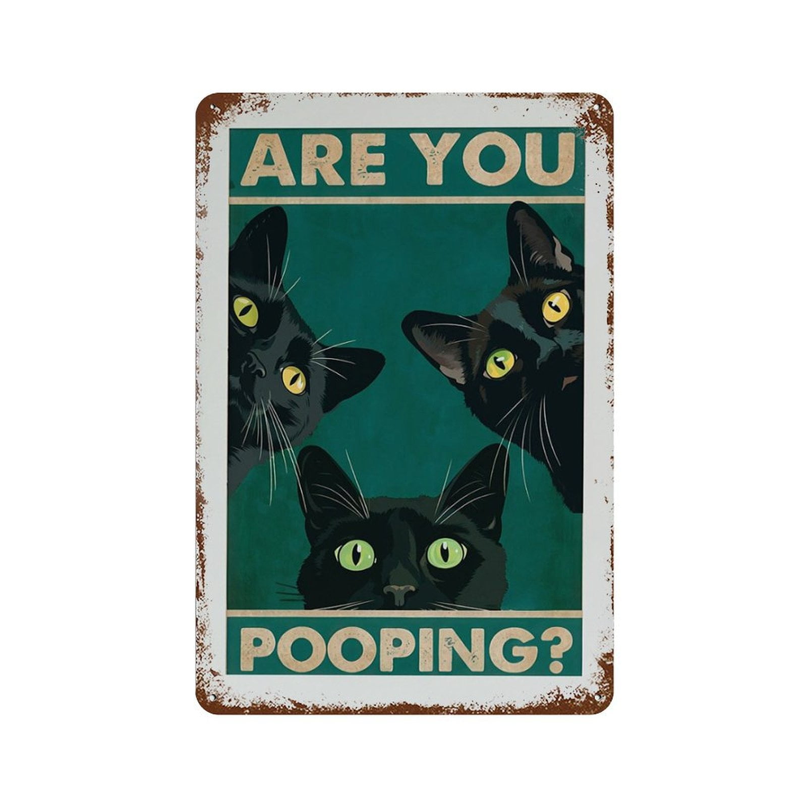 8x12 Inch Are You Pooping Cat Print, Cat Printable Bathroom Decor ...