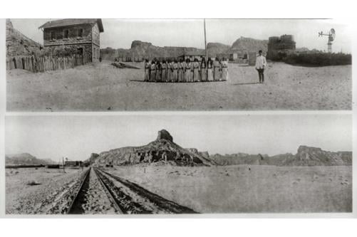 8x12 Photo: Al 'Ula,Saudi Arabia,view of Hejaz Railway,Al 'Ula valley ...