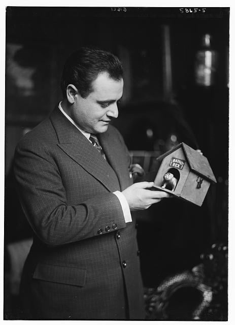 8x12 Photo: Beniamino Gigli,opera singer,Radio Rex,dog houses,suits ...