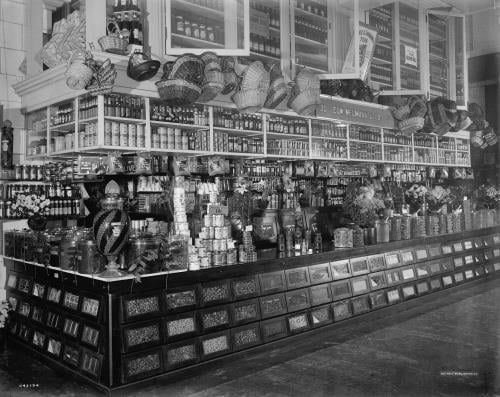 8x12 Photo: Edward Neumann,grocery stores,food,Broadway Market,Detroit ...