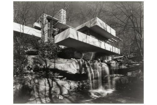 8x12 Photo-Falling Water,dwelling designed by Frank Lloyd Wright,Bear ...