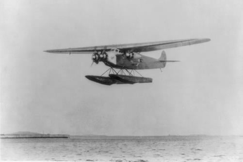 8x12 Photo-Fokker F VII b-3in trimotor seaplane,Friendship,1928,Amelia ...