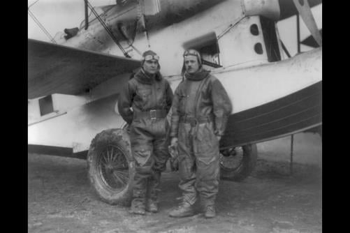 8x12 Photo: Ira C. Eaker,1896-1987,Muir Stephen Fairchild,1894-1950,Pan ...