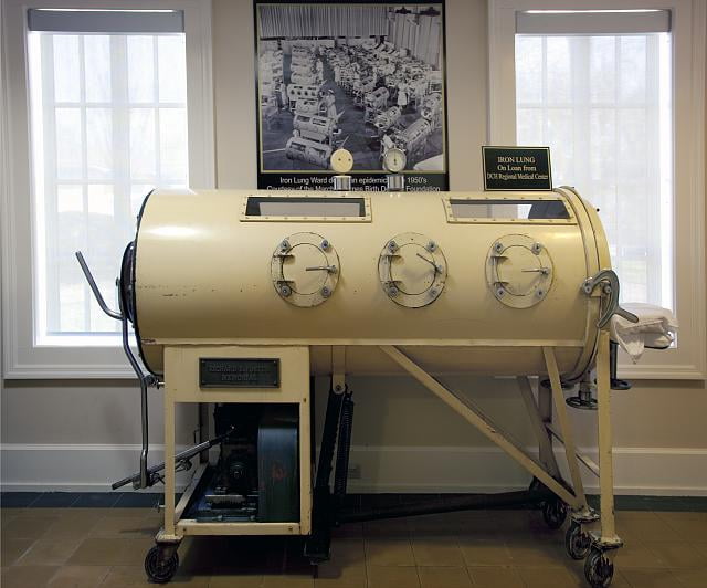 8x12 Photo: Iron Lung,Polio Patients,Mobile Medical Museum,Mobile ...