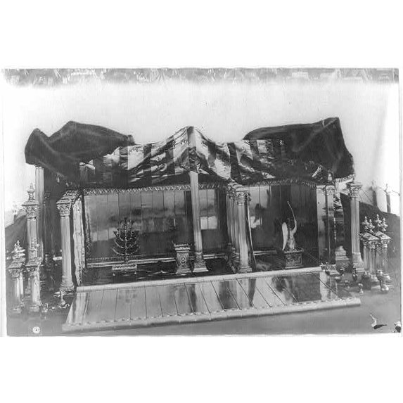 8x12 Photo: Kelchner's model and painting of the Tabernacle of Israel ...