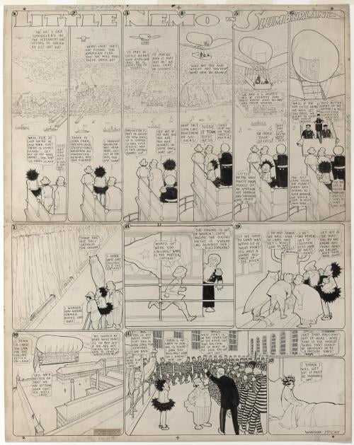 8x12 Photo-Little Nemo in Slumberland,Cartoon,c1910,dwarf Flip,West ...