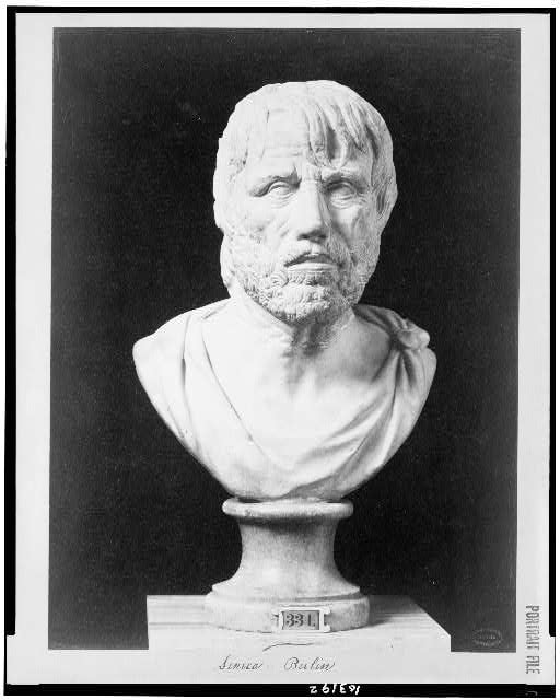 8x12 Photo-Lucius Annaeus Seneca,bust statues,sculpture,Roman Stoic ...
