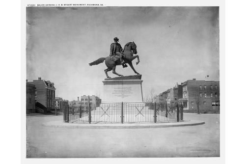 8x12 Photo-Major-General Jeb Stuart Monument,sculptures,statues ...