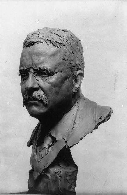 8x12 Photo: Photo of Bust,President Theodore Roosevelt,Colonel,Teddy ...
