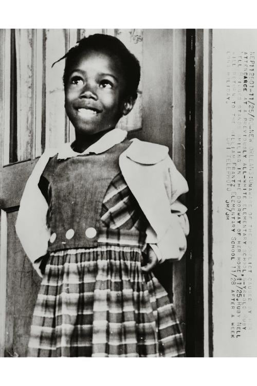 8x12 Photo-Ruby Nell Bridges,Hall,Integration,Desegregation,African ...