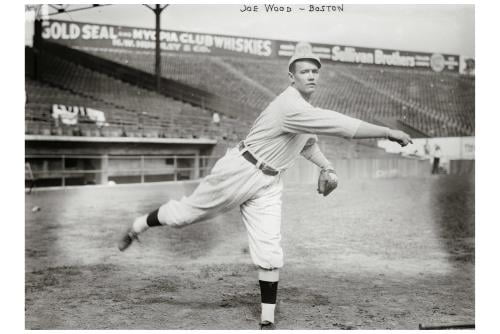 8x12 Photo: Smoky Joe Wood,Boston AL,Fenway Park,Boston,baseball,Howard ...