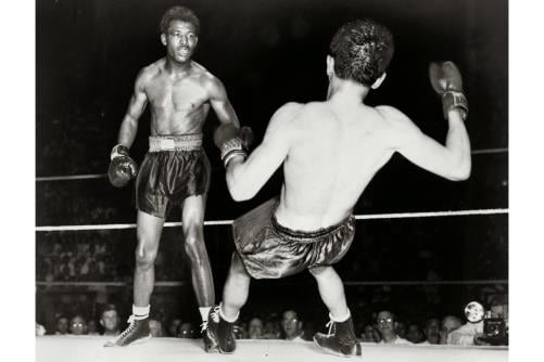 8x12 Photo: Sugar Ray Robinson,1921-1989,Jimmy Doyle,b. 1939,ring ...