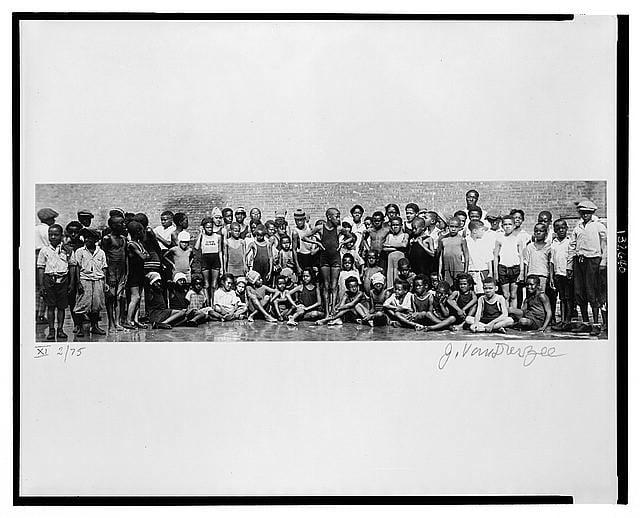 8x12 Photo: Swimming team, Harlem, 1925, Van Der Zee, James, 1886-1983 ...