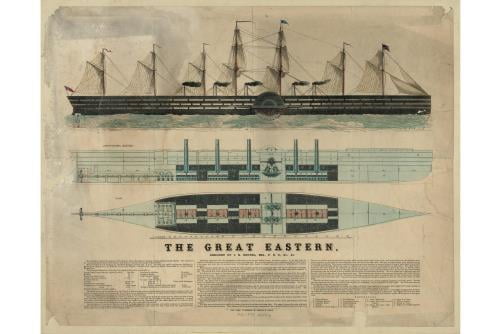 8x12 Photo: The Great Eastern,Ship,Boat,Eastern Steam Navigation ...