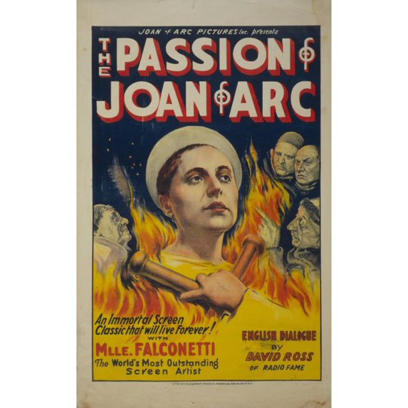 8x12 Photo: The Passion of Joan of Arc,Renee Maria Falconetti,Motion ...