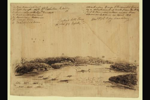 8x12 Photo: War of 1812,Georgetown,Fredericktown,Sassafras River ...