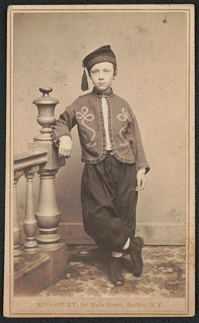 8x12 Photo: Young Edward Denison Wilgus in Zouave uniform, Civil War ...