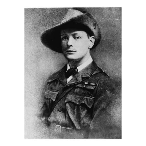 8x12 Photo: Young Winston Churchill,military uniform,during Boer War ...