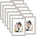 8x12 Picture Frame Set of 12, Display 6x8 with Mat or 8x12 without Mat ...