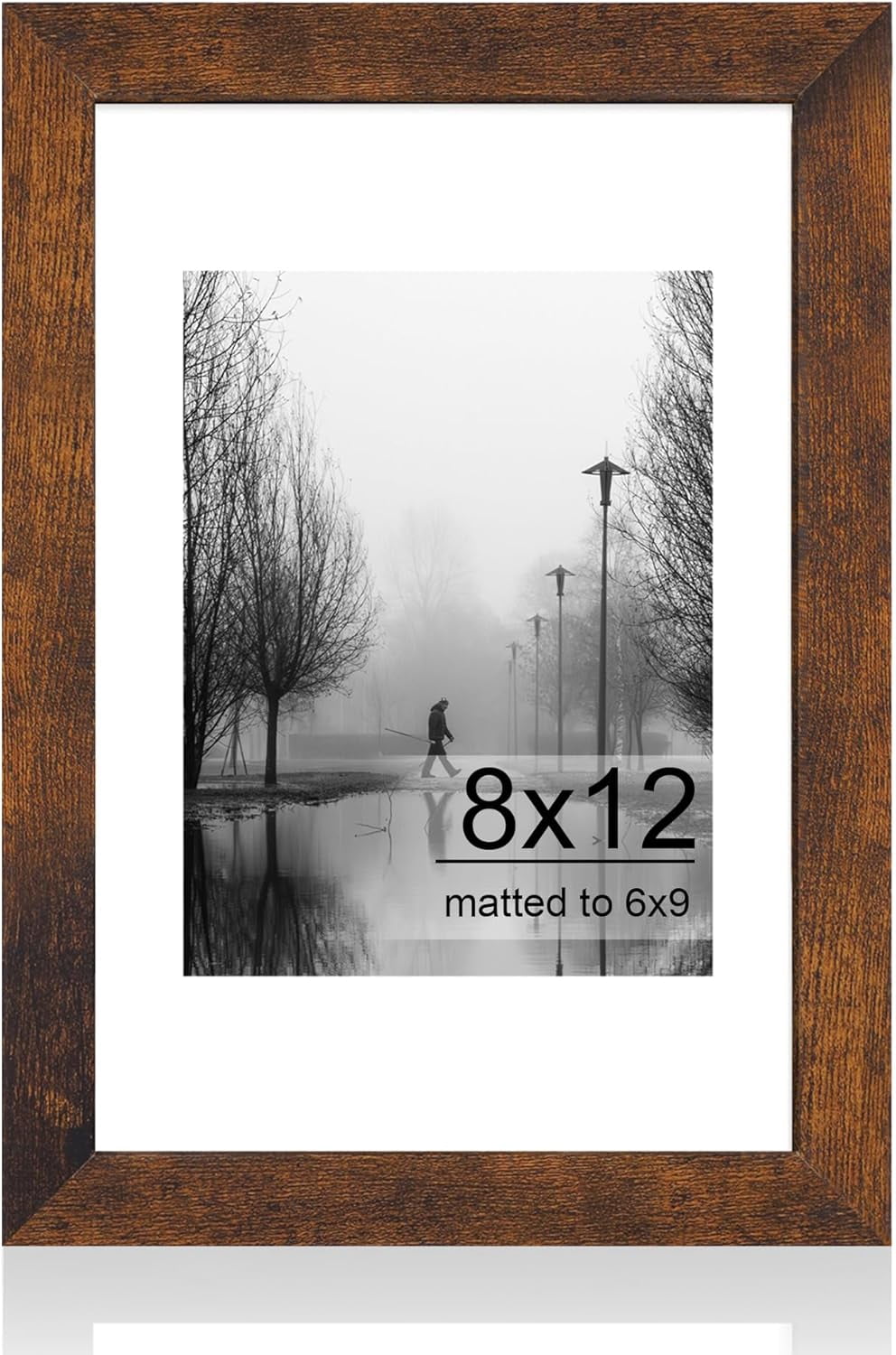 8x12 Picture Frames with HD Tempered Glass, Display Pictures 6x9 with ...